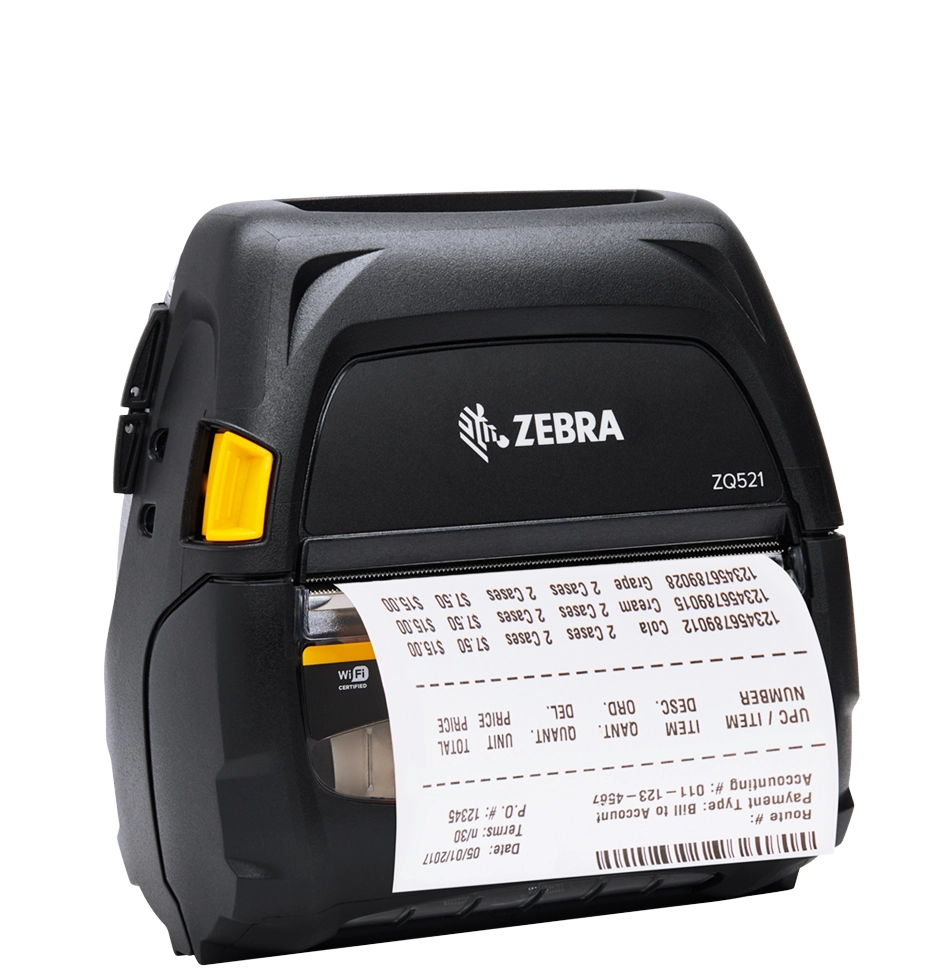 ราคา ZQ521 Mobile Printer เครื่องพิมพ์บาร์โค้ดแบบพกพา Zebra ZQ521 ...