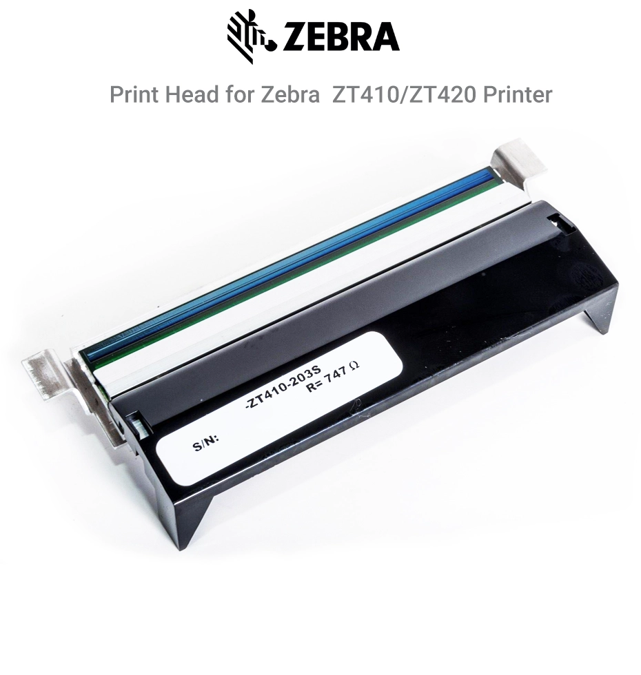 ราคา ZT410/ZT420 Print Head หัวพิมพ์เครื่องพิมพ์สติ๊กเกอร์บาร์โค้ด ...